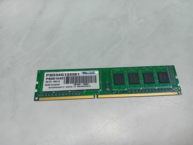 ddr3 4gb patriot ispravna 1333mhz