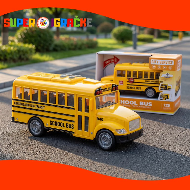 ŠKOLSKI AUTOBUS SA EFEKTIMA