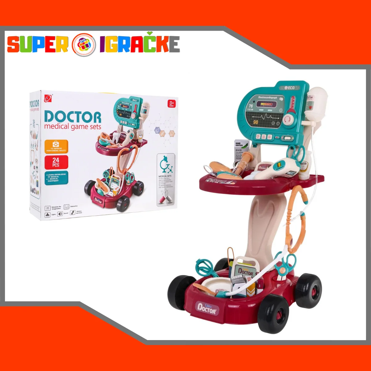 DOKTOR INTERAKTIVNI SET EKG