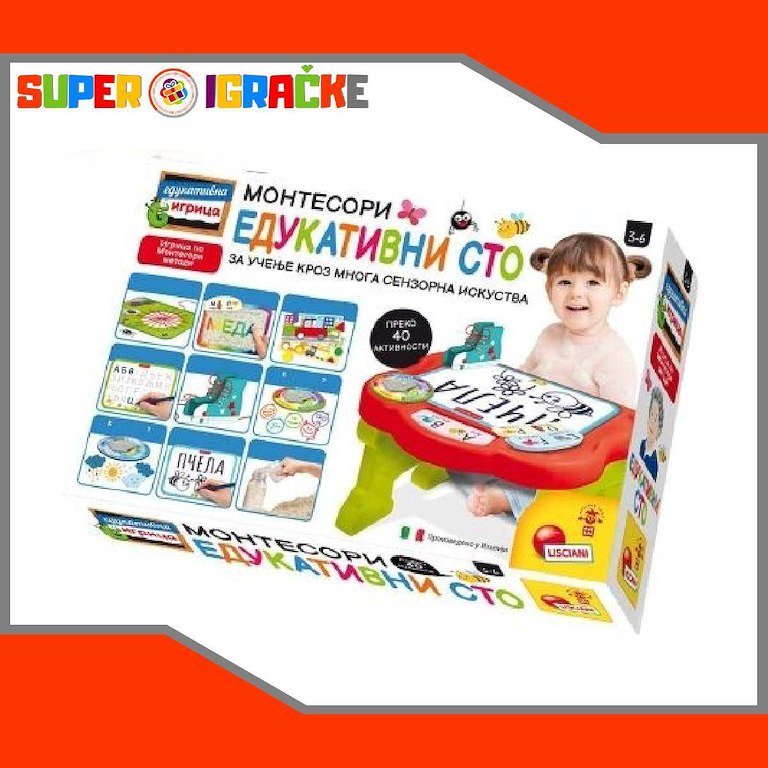 MONTESORI EDUKATIVNI STO