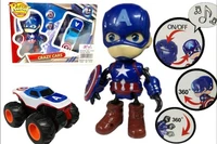 Captian American metalni super heroj sa vozilom