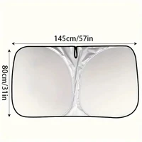 Suncobran za auto – Preklopiva UV zaštita i termo reflektujuća zavesa za vetrobran