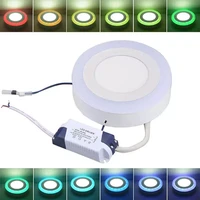 RGB LED Panel nadgradni 24w okrugli