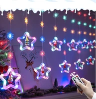 LED Zavesa „Snežna Pahulja“ – Božićna Rasveta za Unutrašnju i Spoljašnju Dekoraciju