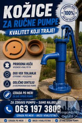 Remont ručnih pumpi i kožice za ručne pumpe