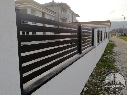 ALUMINIJUMSKE OGRADE, GELENDERI I KAPIJE