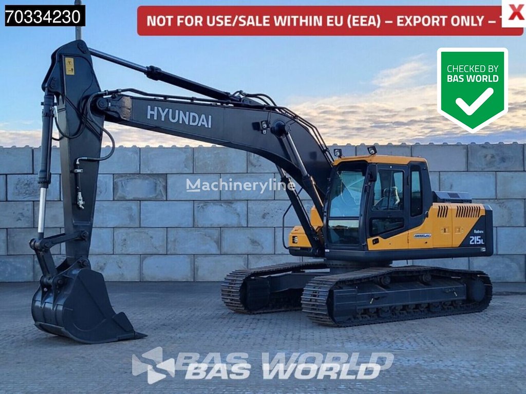 Novi Hyundai R215L bager guseničar