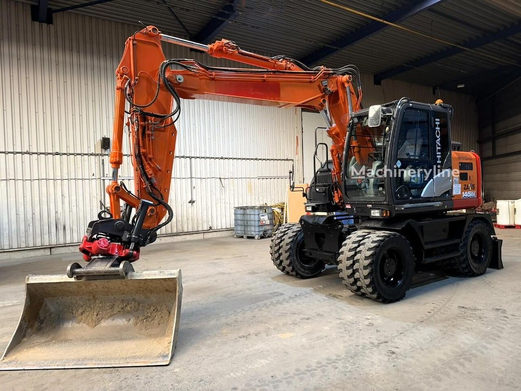 Hitachi ZAXIS ZX145W-6 + SMP TILTROTATOR - TRIPPLE ARM + BLADE - FULL HY bager točkaš
