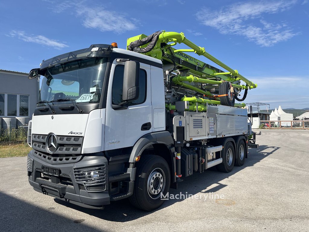 Nova Zoomlion ZL36H na šasiji Mercedes-Benz Arocs 2843 pumpa za beton