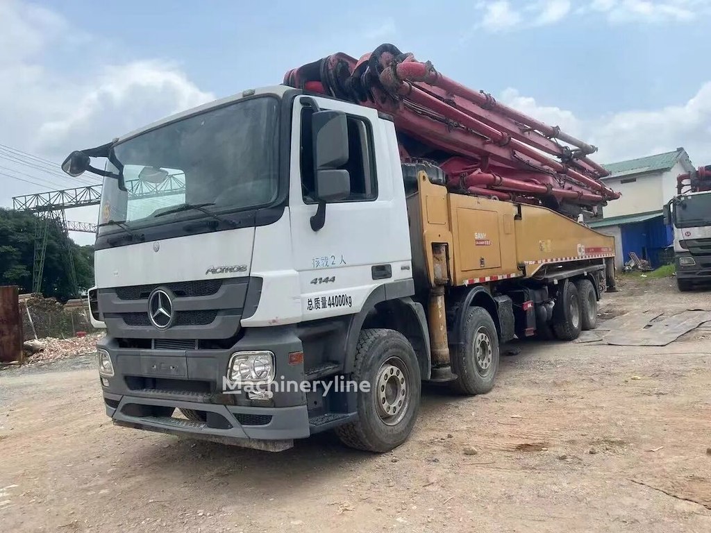 Sany benz chassis 56 meters SYM5449THB 60C-8A concrete pump truck pumpa za beton