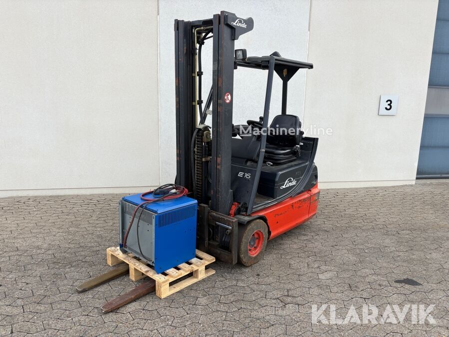 Prodaje se Linde E16C-02 viljuškar na tri točka na aukciji