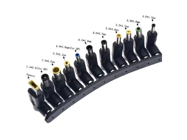 SMART-C11H Gembird 11Pcs 240W Universal Laptop Connector 5.5 x 2.5mm(2.1)