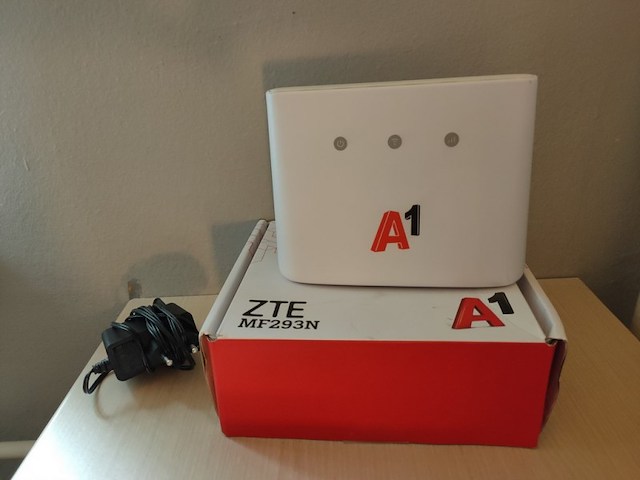 4G Ruter na karticu Zte Mf293 u kutiji sa adapterom.