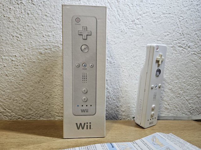 Original beli dzojstik Nintendo Wii Remote kontroler ku