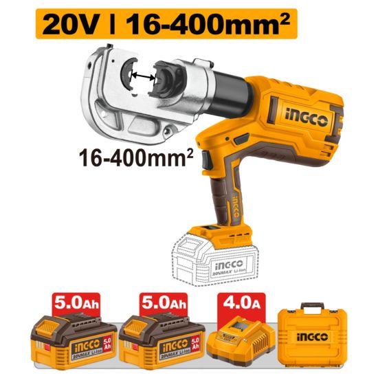 Akumulatorska hidraulična presa za krimpovanje; 20V 2x5,0Ah INGCO CTLI2005