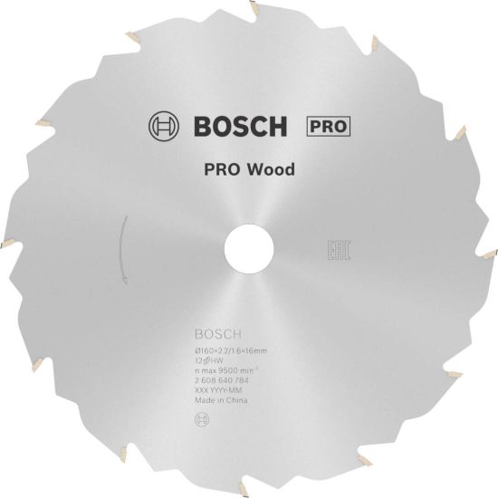 Bosch PRO Wood list kružne testere 160x2.2x16 mm 12z ATB/FT max 9.500 o/min (2608640784)