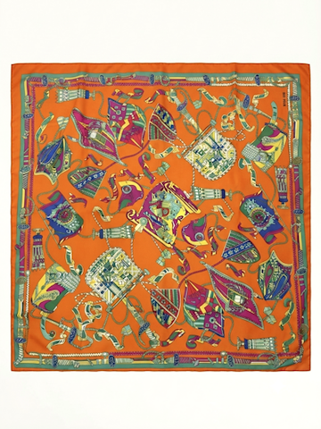 Silk scarf large made in italy