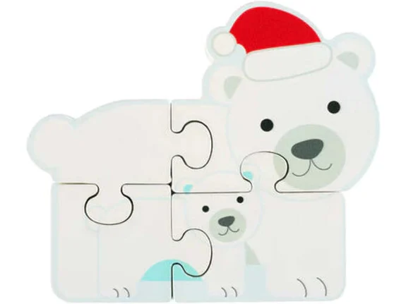 Orange tree toys Drvene mini puzzle polarni medved