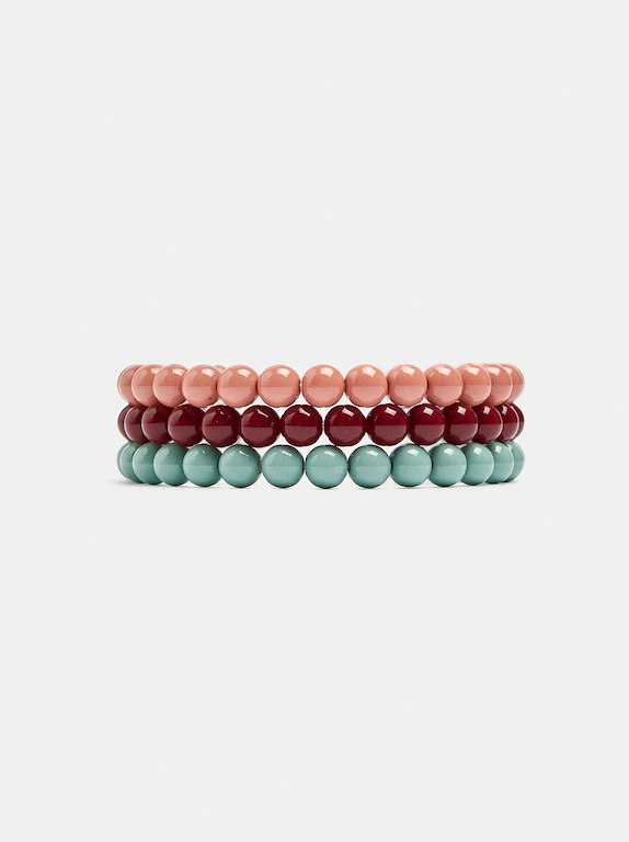 SET OF RESIN BRACELETS