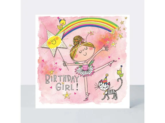 Rachel Ellen Čestitka Birthday girl balerina