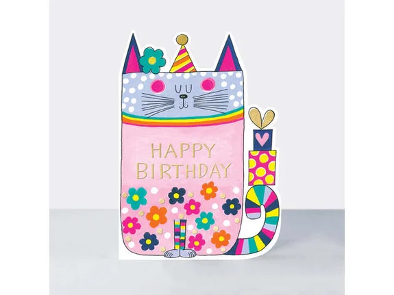 Rachel Ellen Čestitka Happy Birthday Cat