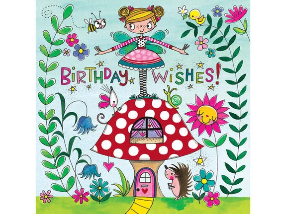 Rachel Ellen Čestitka puzzla Birthday wishes woodland fairy