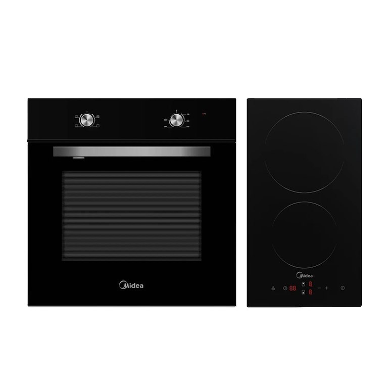 Midea ugradna rerna MD65M40M0-00 + Ugradna domino ploča MCH300D111K0ID: EK000882601