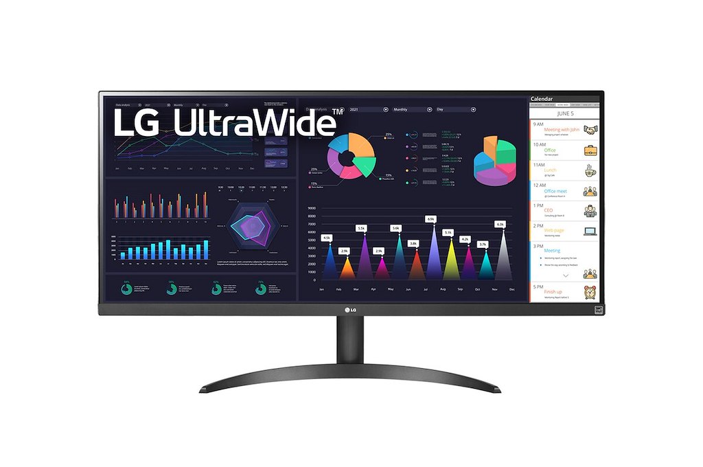 Monitor 34 LG 34WQ500-B, 2K/QHD, IPS, 100Hz, 5ms, HDMI, DPID: EK000699813