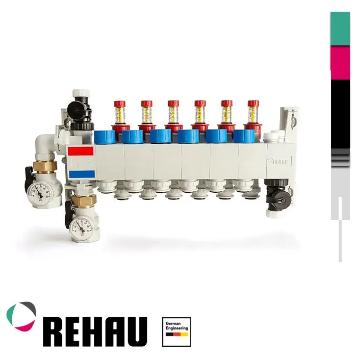 Sabirnik HKV-P sa protokomerima RAUTHERM SPEED REHAU