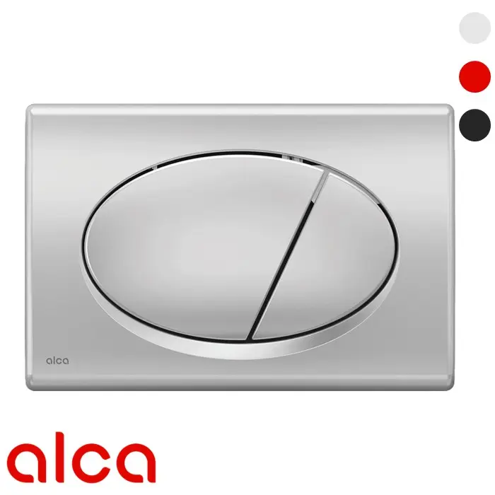 Taster za vodokotlić elipsasti 2/1 hrom-mat (M72) ALCA PLAST