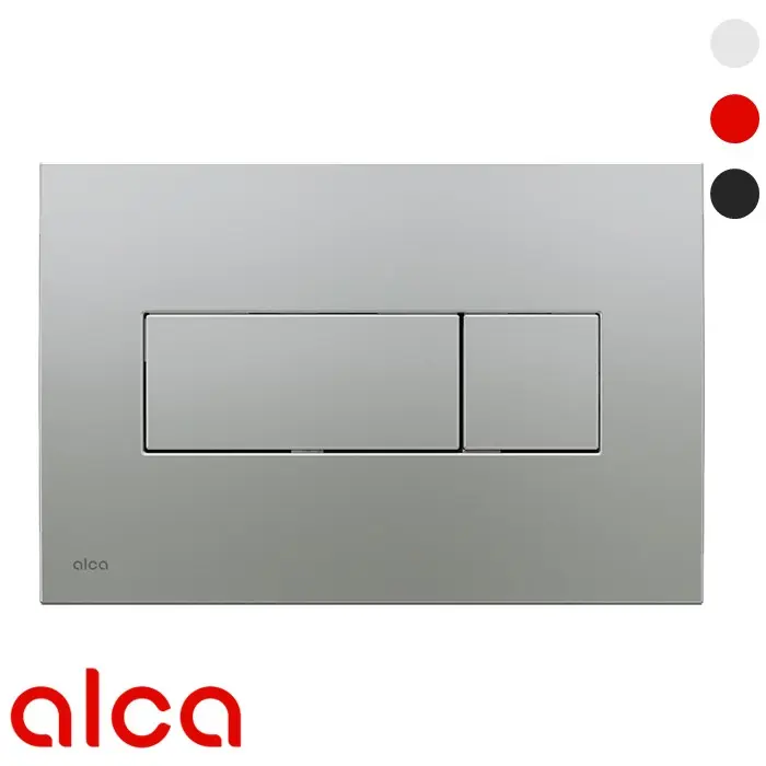 Taster za vodokotlić pravougaoni 2/1 hrom-mat (M372) ALCA PLAST