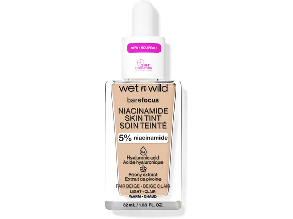 Wet n Wild Tonirani serum Bare Focus Niacinamide Skin Tint Fair Beige Light 32ml