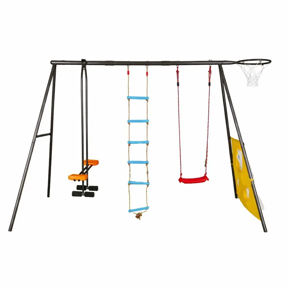 ED Dečiji Set 4u1 klackalica koš merdevine i ljuljaška 360x160x176 cmID: EK000882335