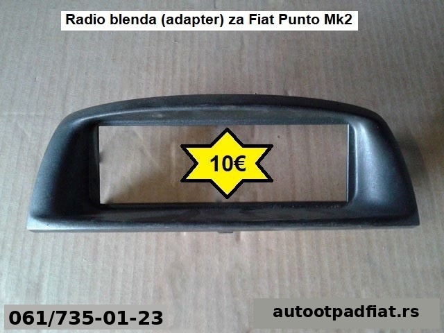 RADIO-BLENDA (ADAPTER) ZA FIAT PUNTO MK2