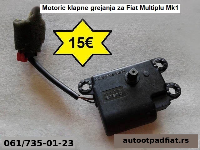 MOTORIC KLAPNE GREJANJA ZA FIAT MULTIPLU MK1