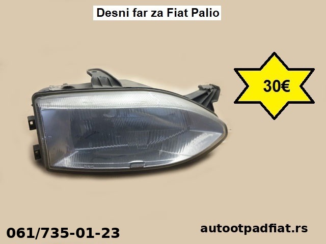 DESNI FAR ZA FIAT PALIO