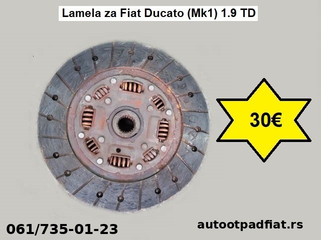 LAMELA ZA FIAT DUCATO (MK1) 1.9 TD