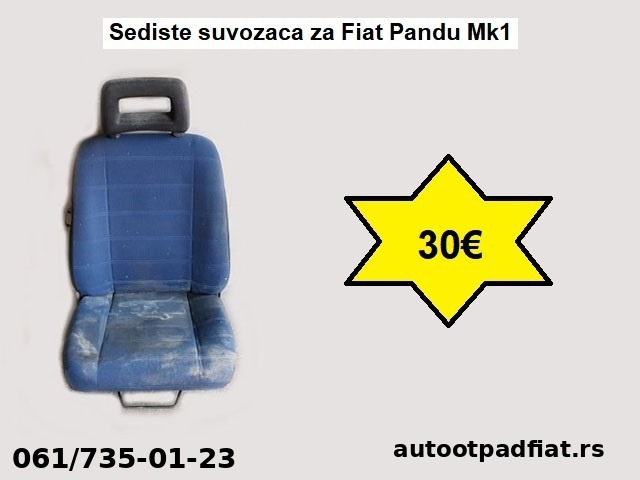 SEDISTE SUVOZACA ZA FIAT PANDU MK1