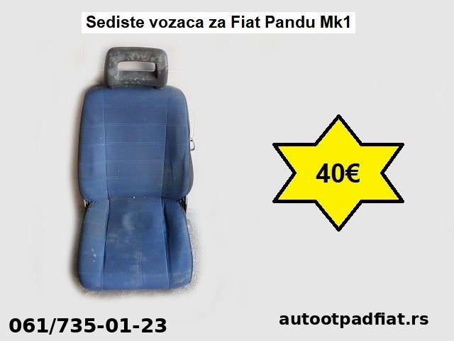 SEDISTE VOZACA ZA FIAT PANDU MK1