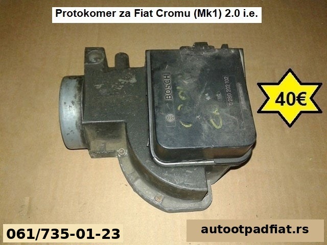 PROTOKOMER ZA FIAT CROMU (MK1) 2.0 I.E. 8V