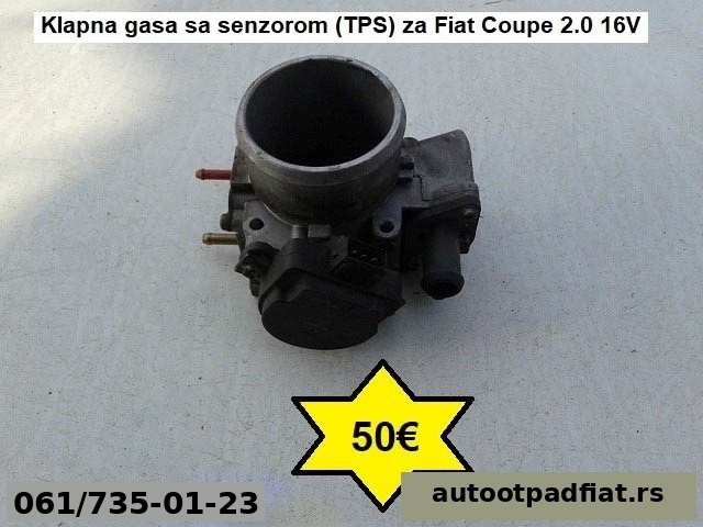 KLAPNA GASA SA SENZOROM (TPS) ZA FIAT COUPE 2.0 16V