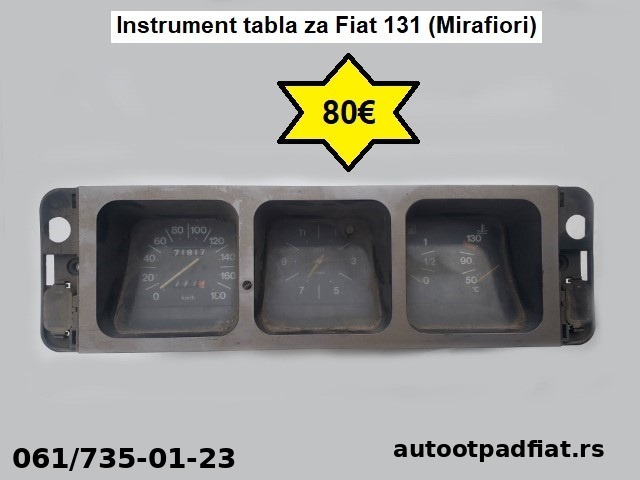 INSTRUMENT TABLA ZA FIAT 131 (MIRAFIORI)