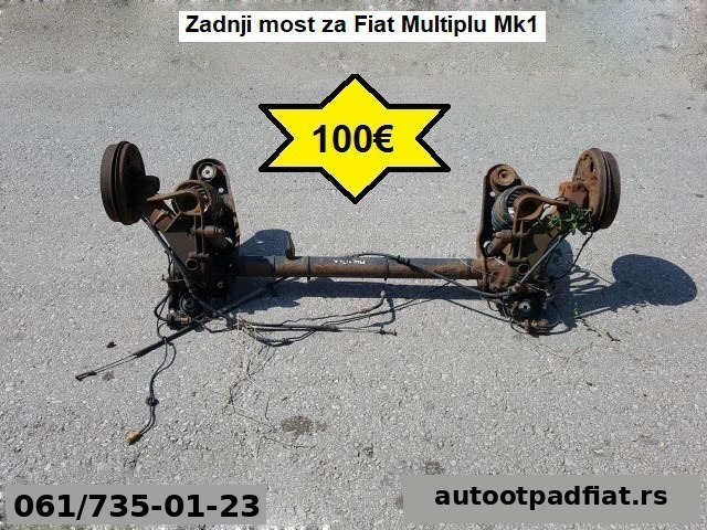 ZADNJI MOST ZA FIAT MULTIPLU MK1
