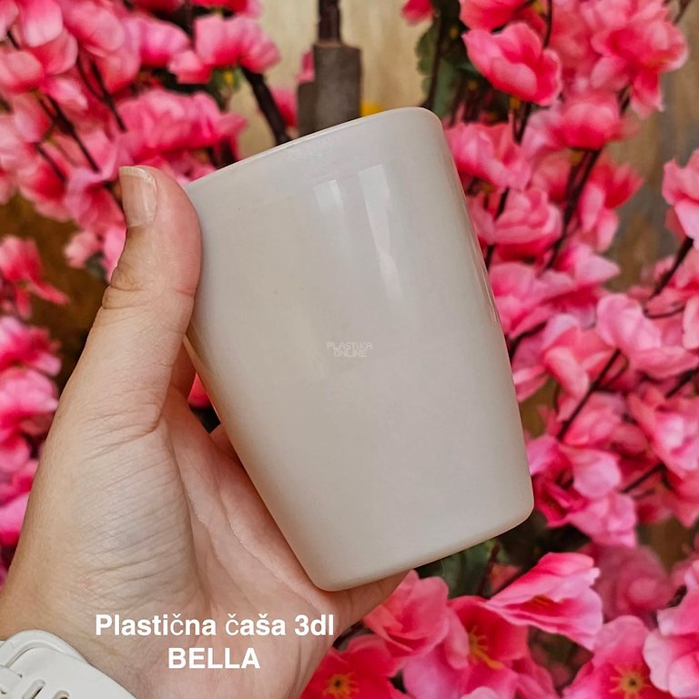 Plastična čaša 3dl Bella moka
