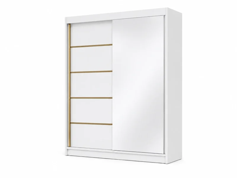 Klizni Garderober LUNGO III 120 Beli