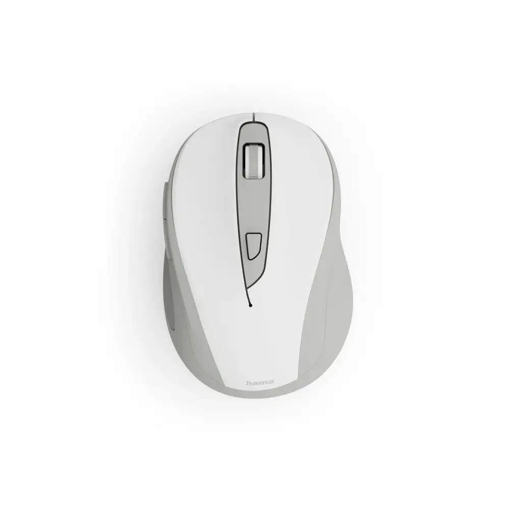 HAMA WM-400 opticki bezicni mis, 6 tastera, ergonomski, beli