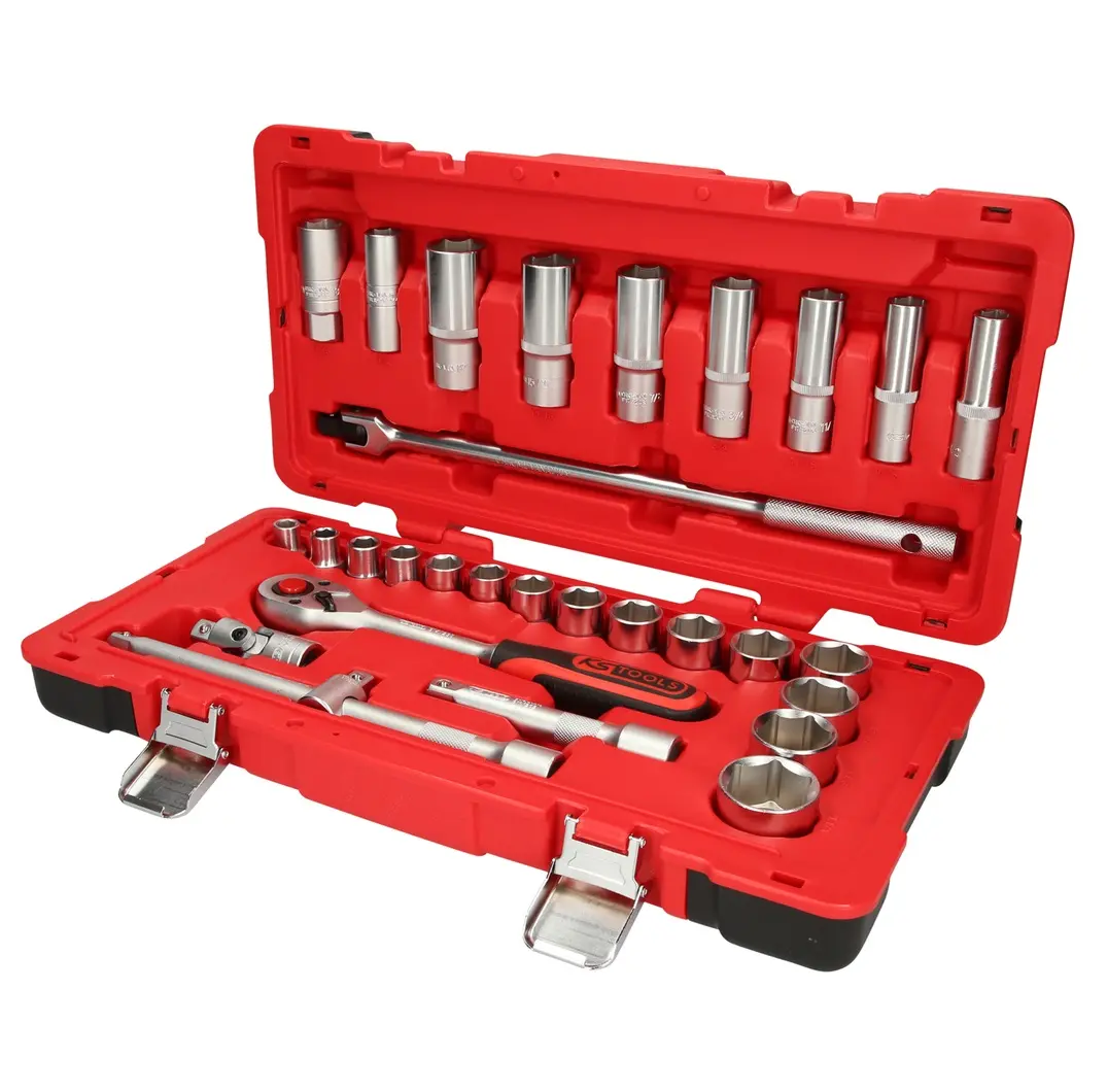 KS TOOLS Ključevi nasadni, prihvat 1/2“, 30 kom
