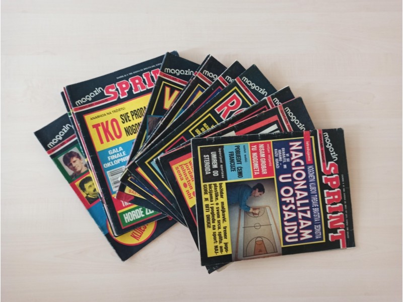 MAGAZIN SPORTSKIH NOVOVSTI - SPRINT - LOT OD 12 BROJEVA