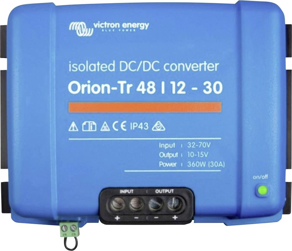 Victron Energy Orion-Tr 48/12-30A DC/DC pretvarač 40, 70 V → 12 V/DC 430 W 40 A