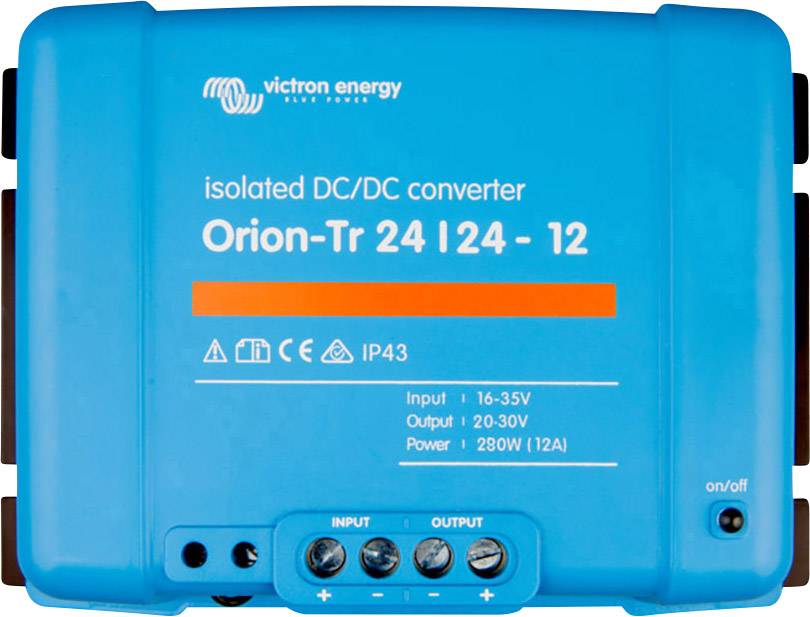 Victron Energy Orion-Tr 24/24-12A DC/DC pretvarač 16, 35 V → 24 V/DC 280 W 12 A